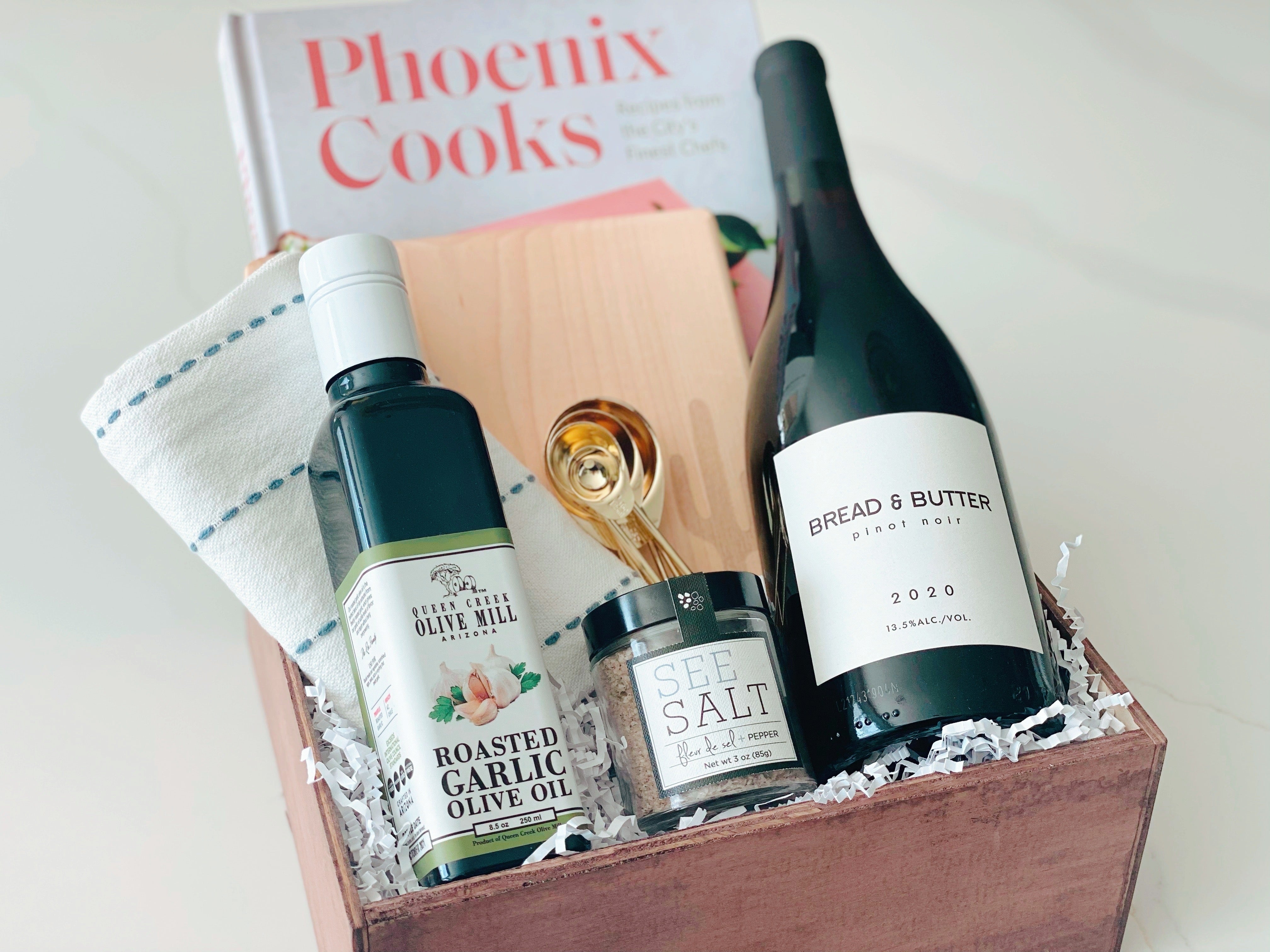 Taste of Arizona Custom Gift Basket - Blue Indigo Creations